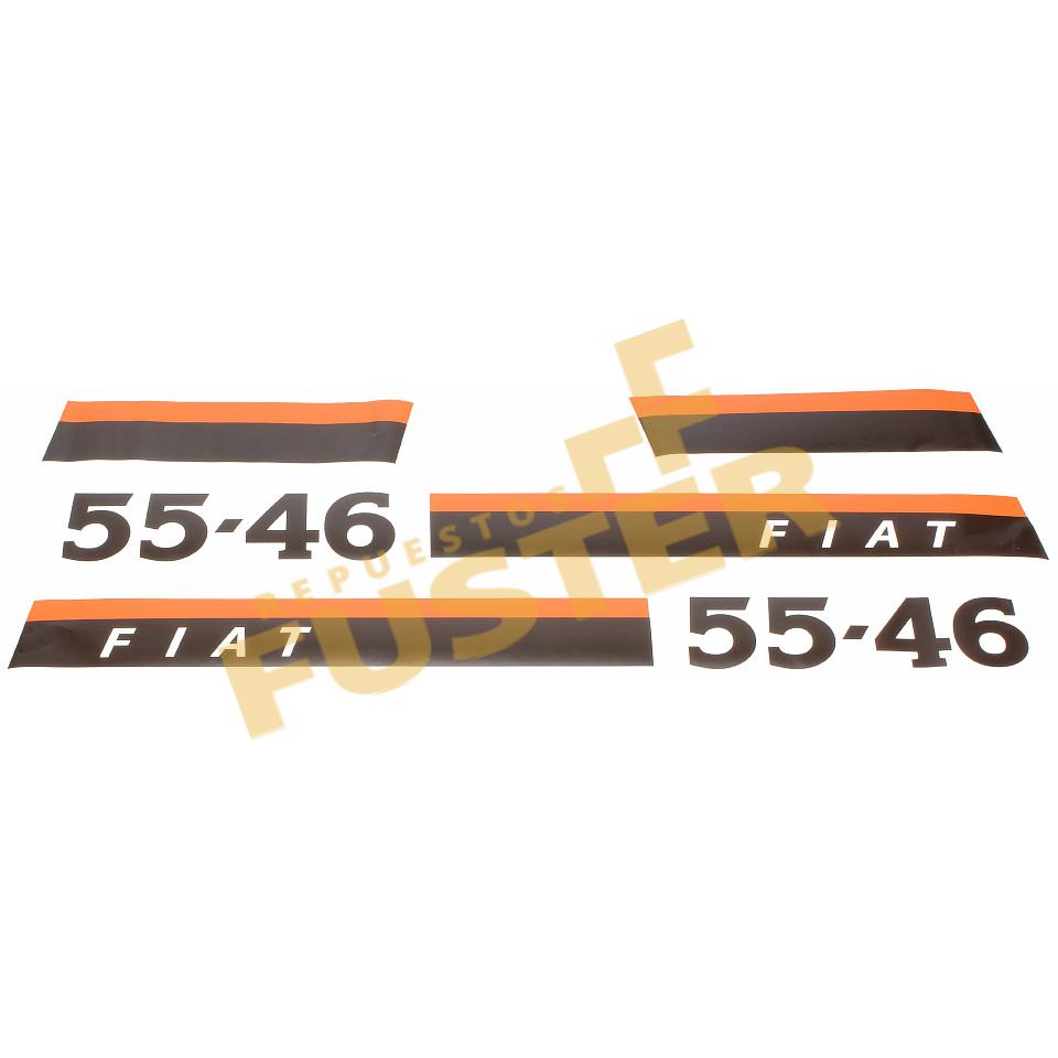 Decal set Fiat 55-46 | Repuestos Fuster