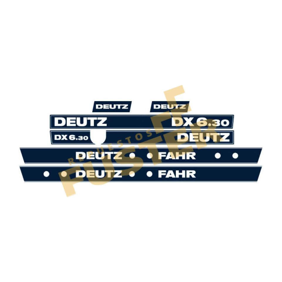 Decal set Deutz DX6.30 | Repuestos Fuster