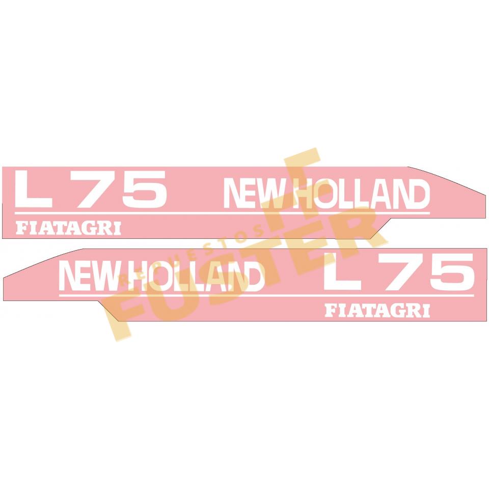 Decal set Fiat L75 | Repuestos Fuster