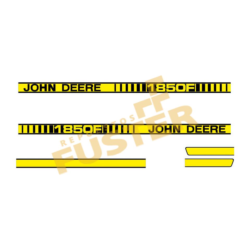 Decal set John Deere 1850F | Repuestos Fuster
