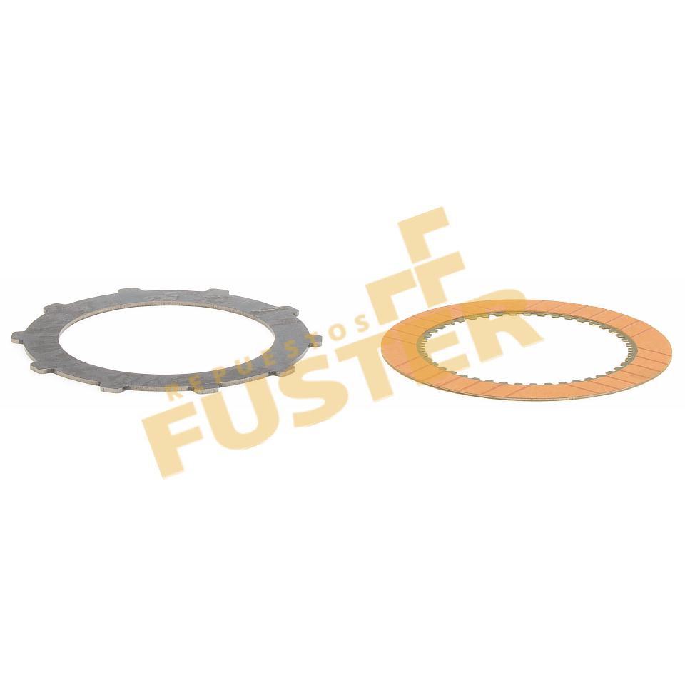 1 disco ferodo AT26632 + 1 disco metálico T28664 tractores John Deere ...