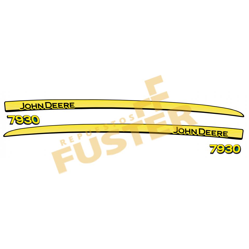 Juego de pegatinas John Deere 7930 | Repuestos Fuster